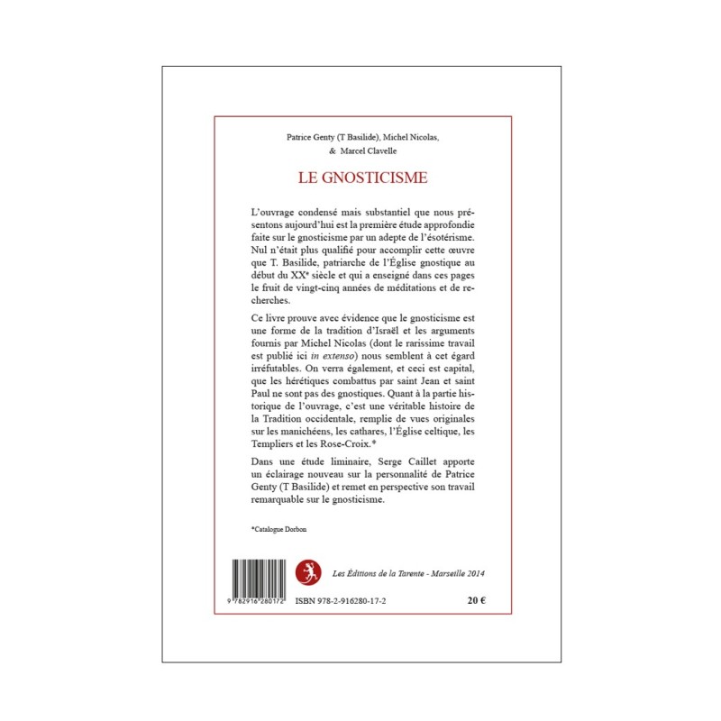 Le Gnosticisme | Serge Caillet | Patrice Genty | Michel Nicolas